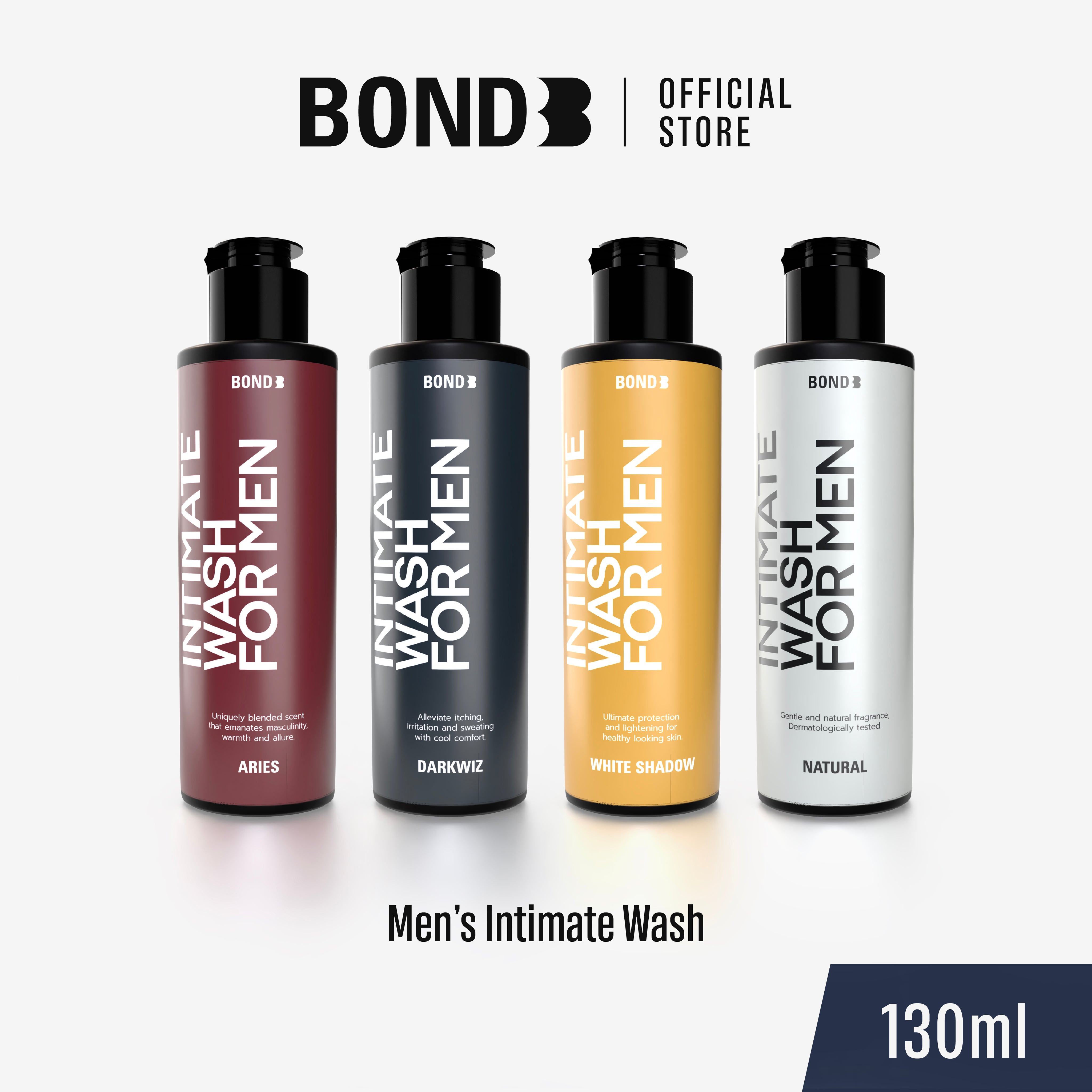 BOND Men's Intimate Wash 130 ml – Bond Thailand